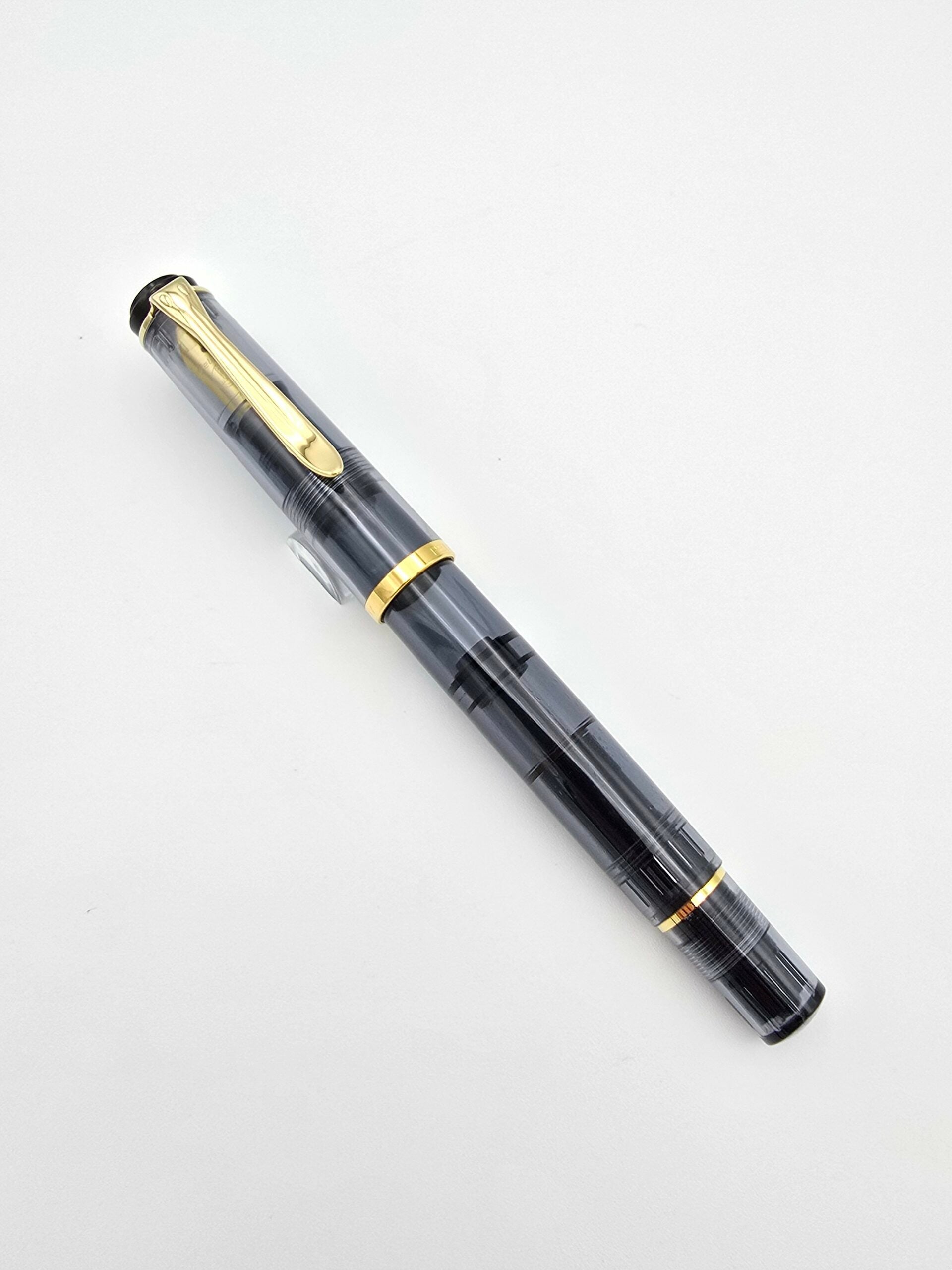 Pelikan M200 Anthracite - Medium Steel Nib - Pen Realm
