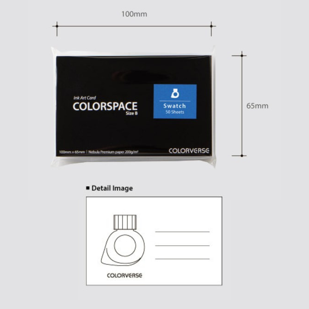 Colorverse Colorspace Swatch Art Card Size B - Pen Realm