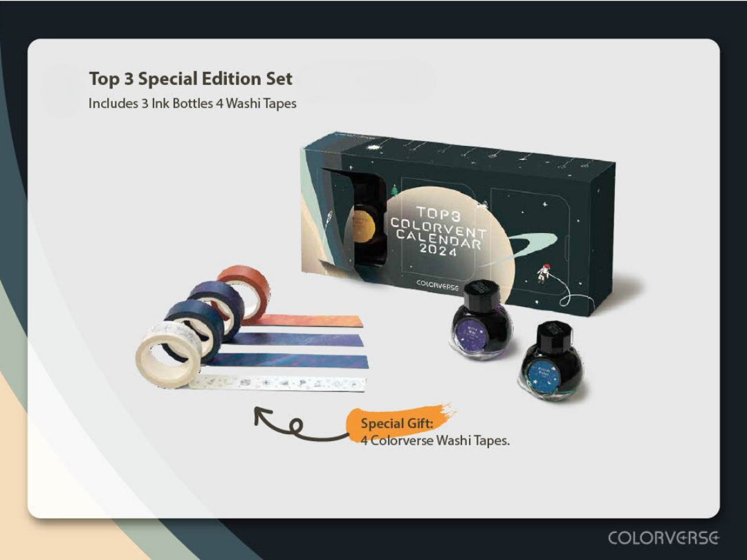 Colorverse Colorvent Calendar 2024 Top 3 Color Set - Pen Realm