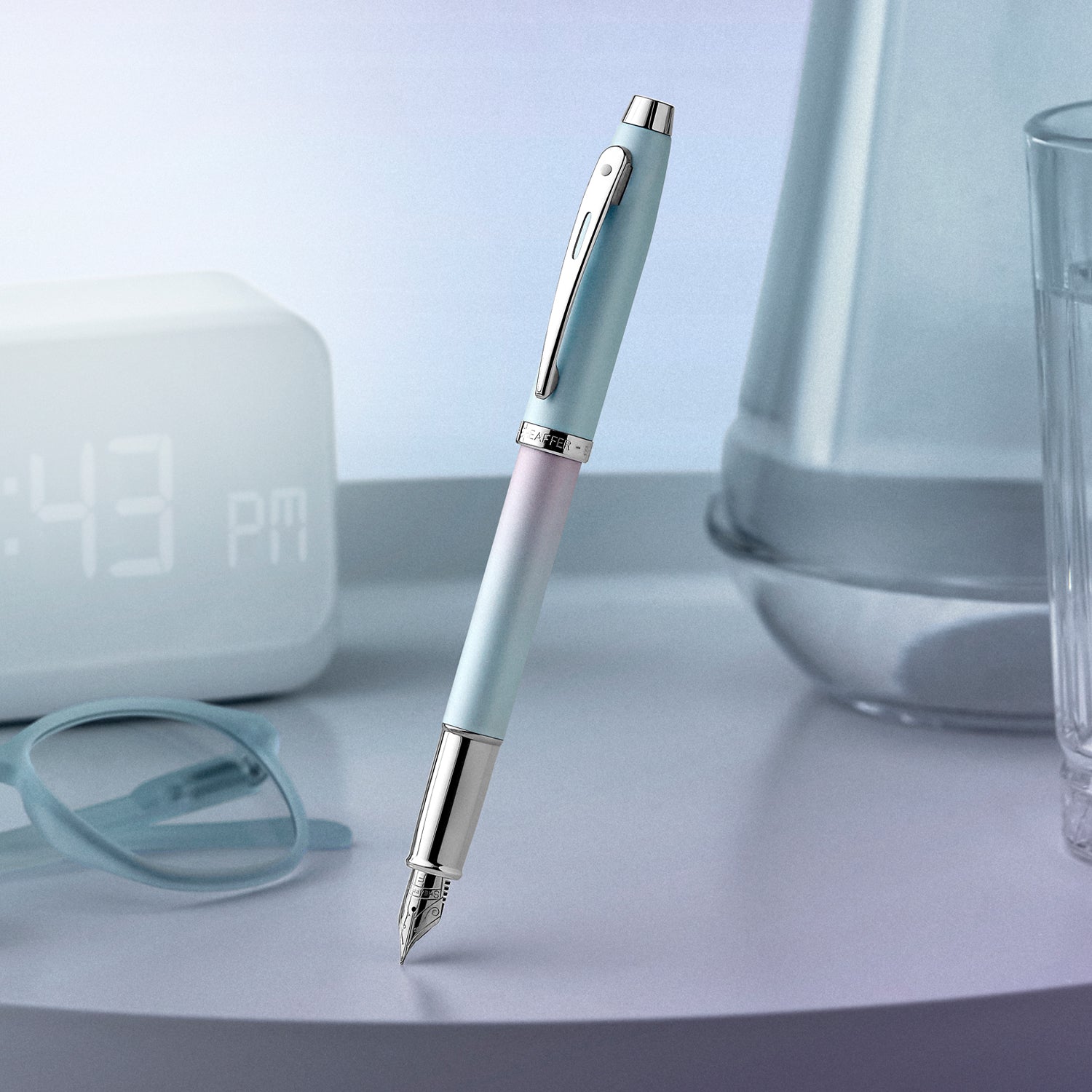 Sheaffer 100 Expressions Pearlised Gradient with Chrome - Pen Realm