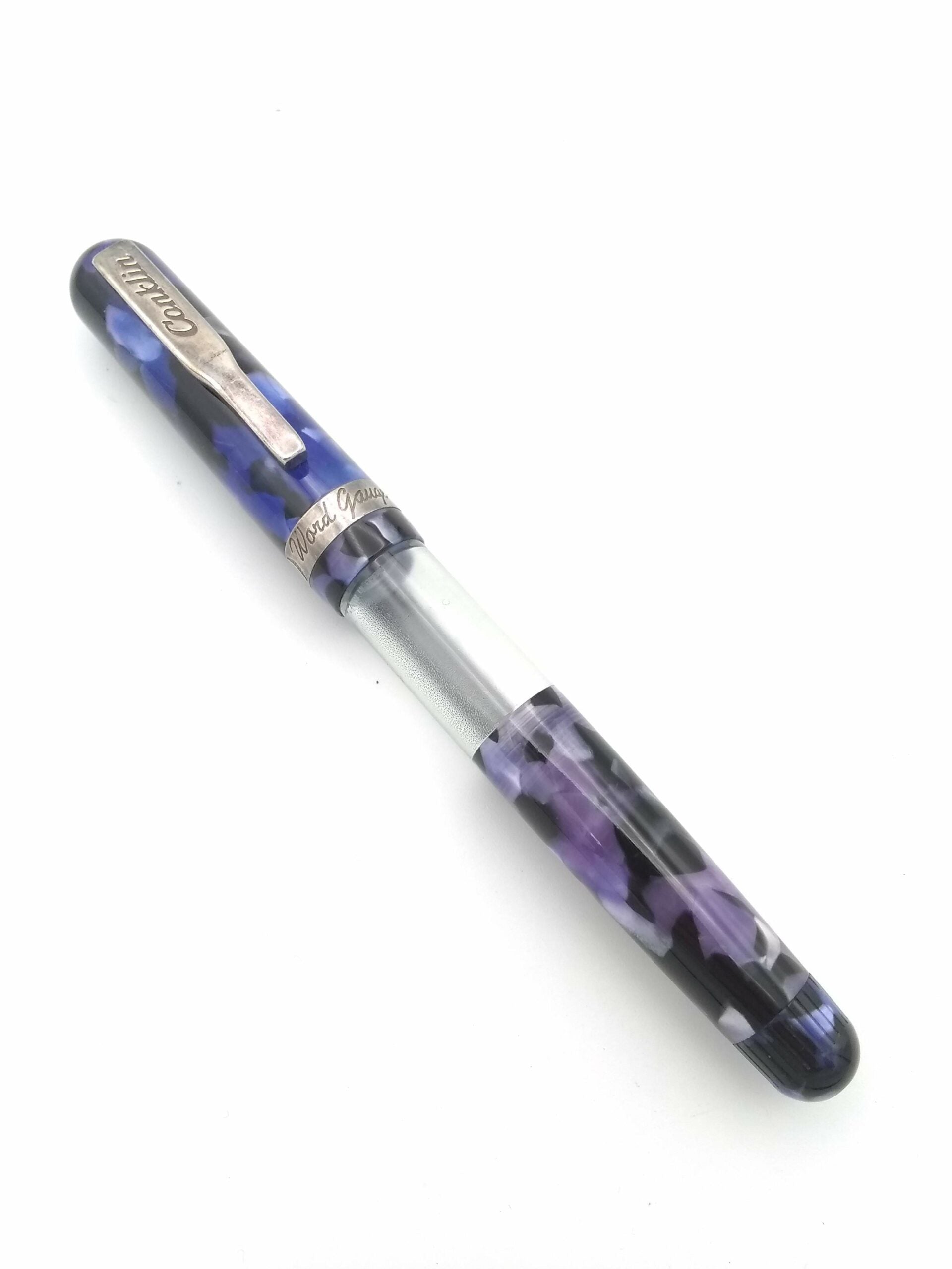 Conklin Word Guage Purple & Black - 14k Fine Nib - Pen Realm